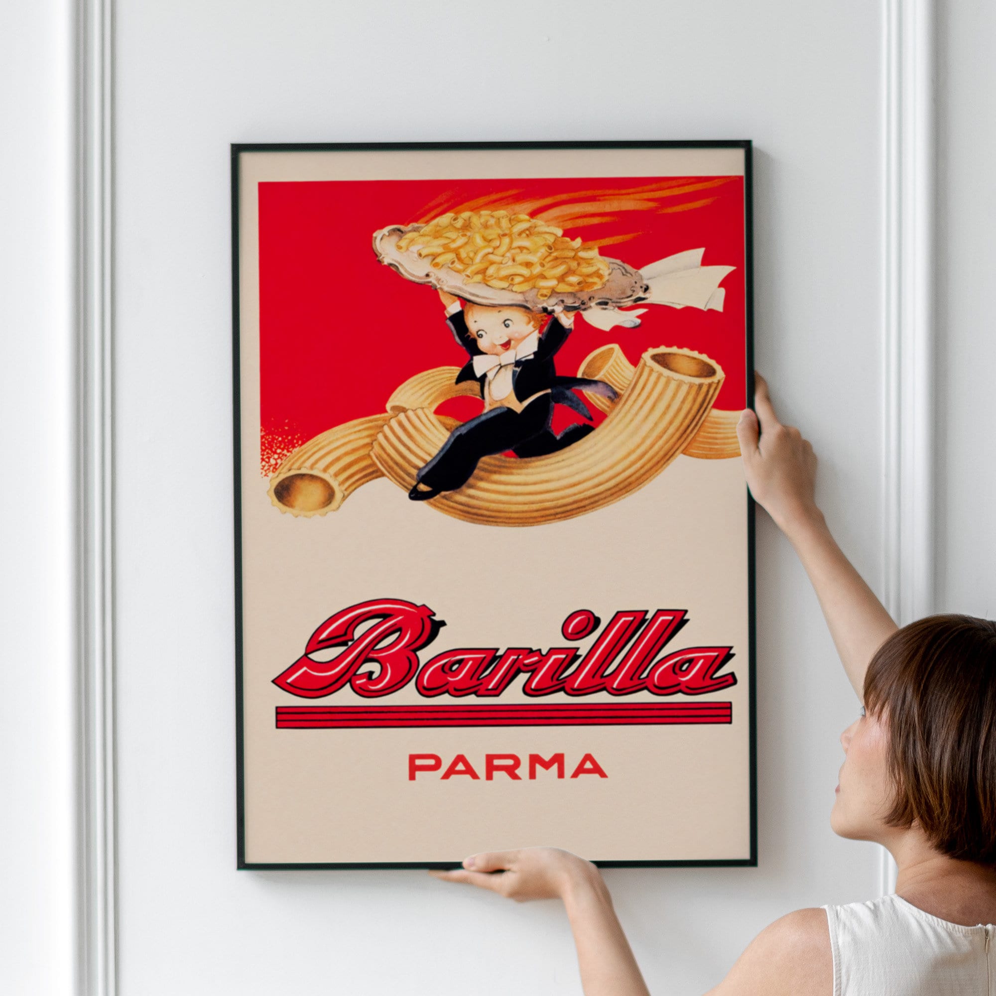 Barilla Parma Vintage Poster, Italian Food Retro Print, Italian Food ...