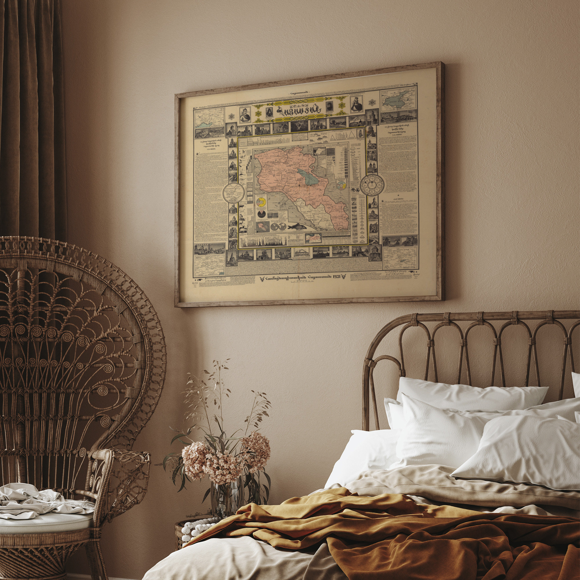 1931 Hayastan. Hamaynagitakan Hayastan. Armenia Antique Map - Etsy