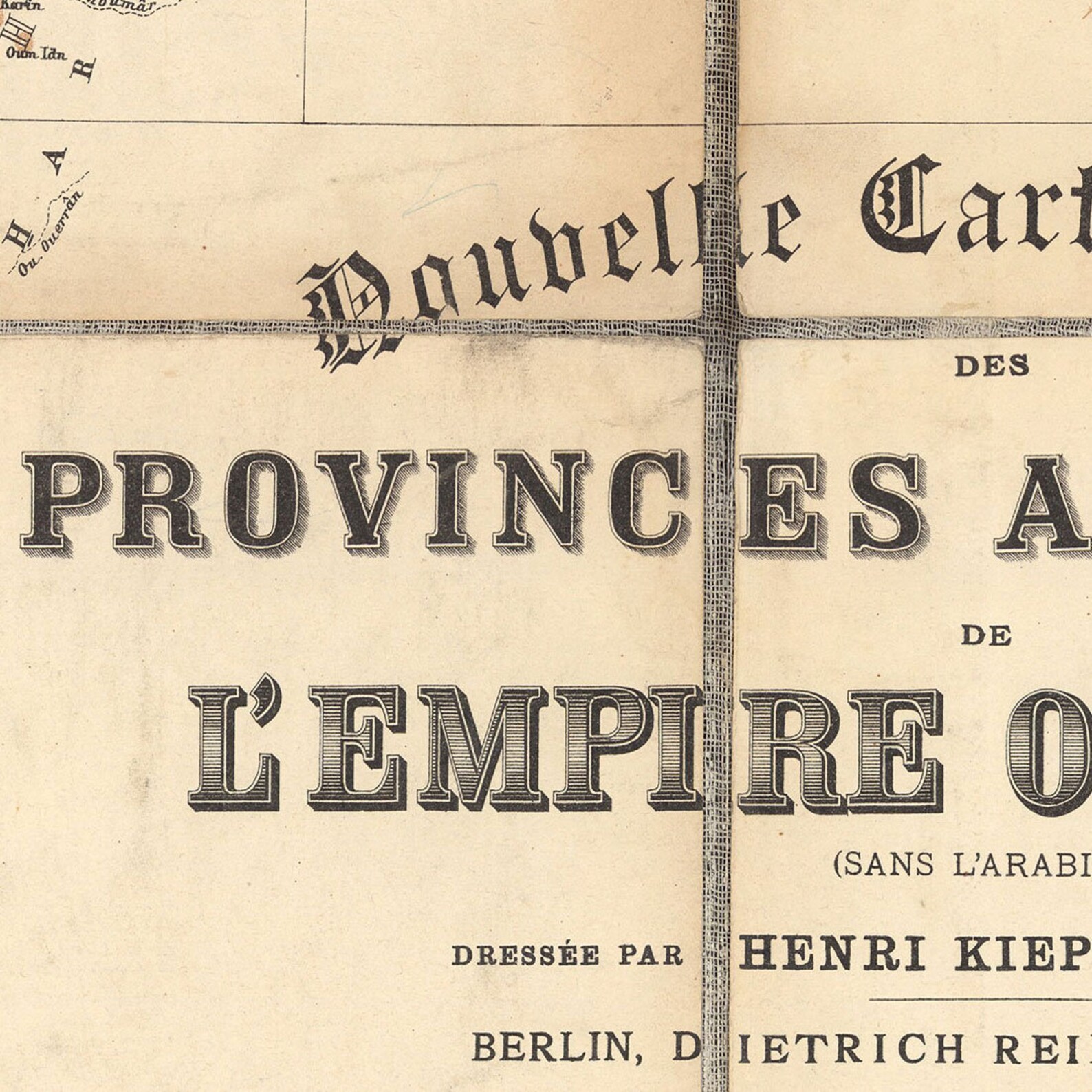 1917 Map of Asian Provinces of the Ottoman Empire Antique Map - Etsy