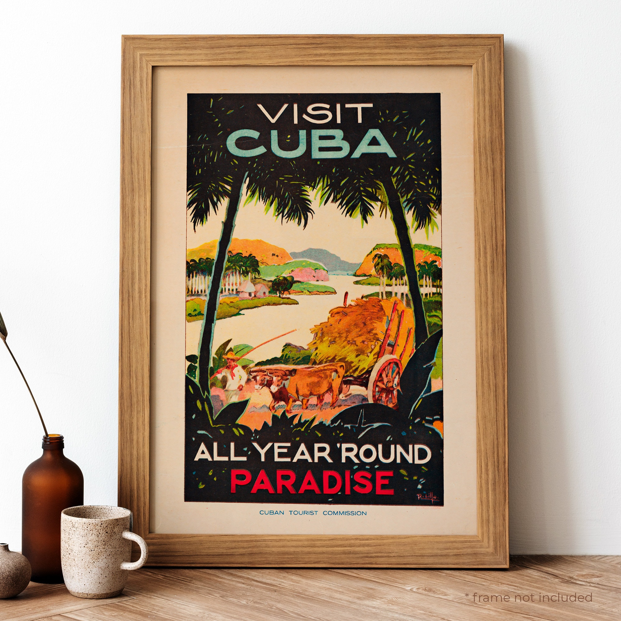 Cuba Vintage Poster Cuba Retro Print Vintage Cuban Travel - Etsy