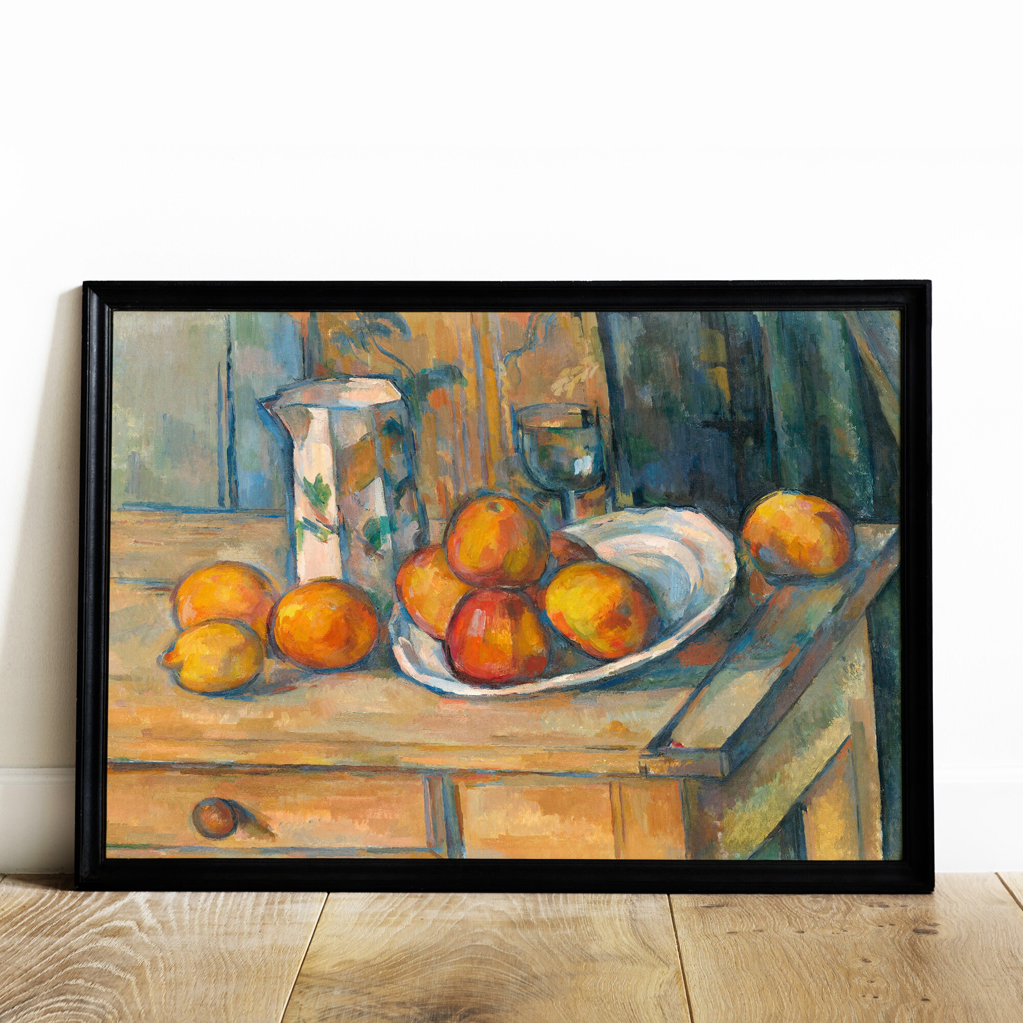 Paul Cézanne Painting Still Life With Milk Jug and Fruit ca. - Etsy