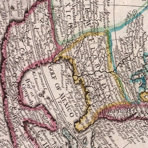 1714 Map of the World, 18th Century Antique Map of the World, Old Map ...