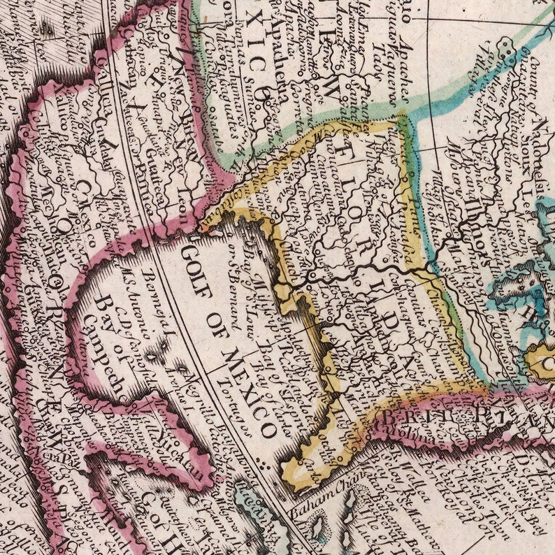 1714 Map of the World 18th Century Antique Map of the World - Etsy