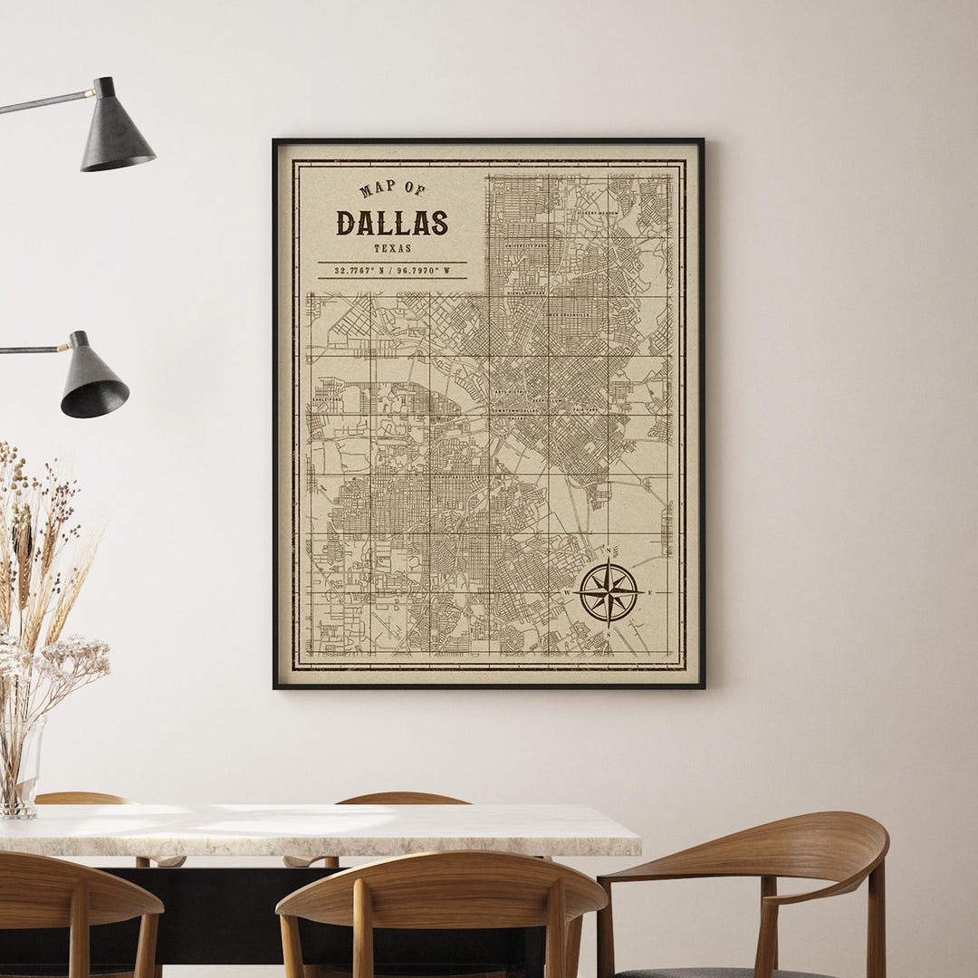 Personalized Vintage City Map, Custom Retro Cartography Print, Antique ...