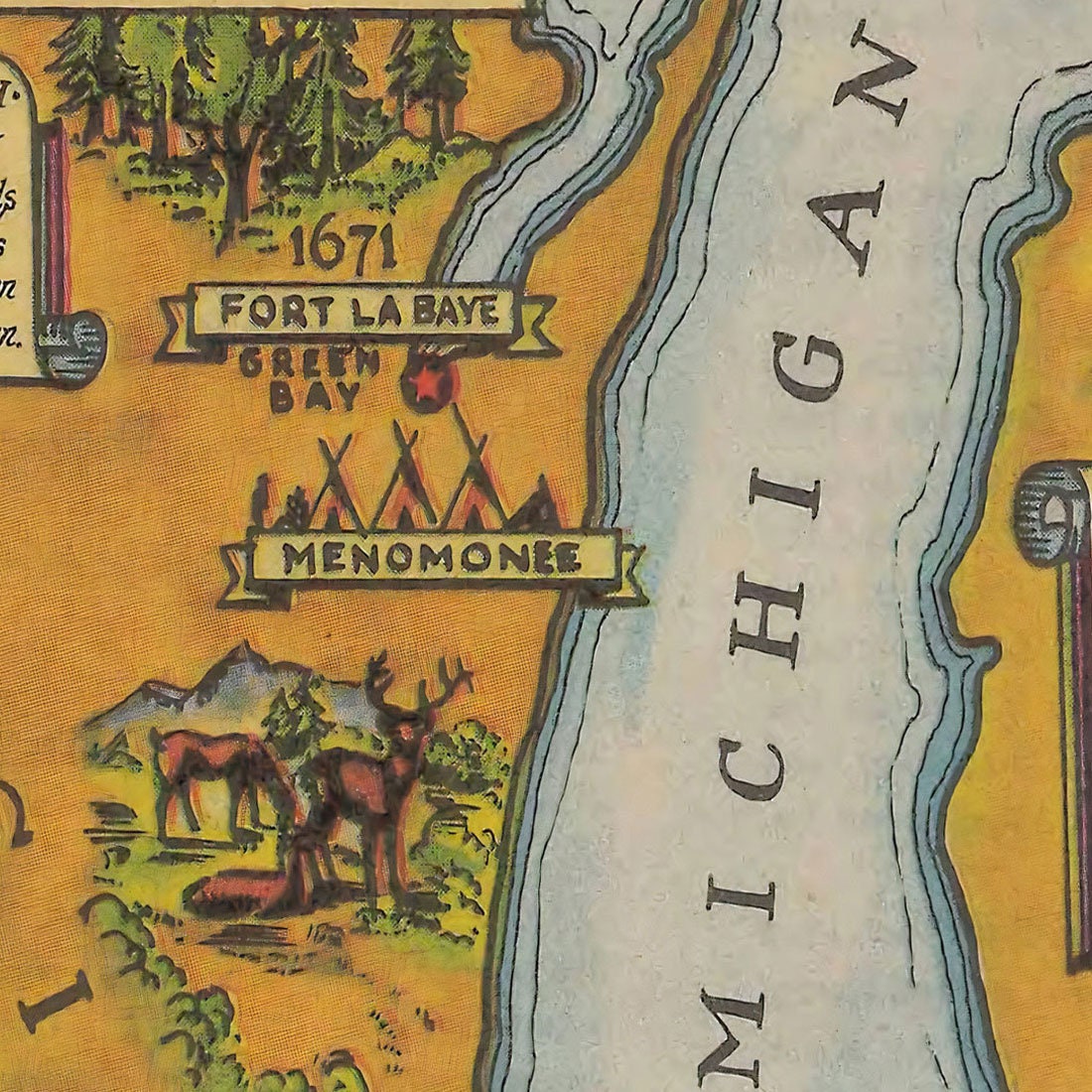 Historical Map of the Old Northwest Territory Northwest - Etsy