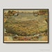 1885 Phoenix Aerial Map Antique Map of Phoenix Old - Etsy