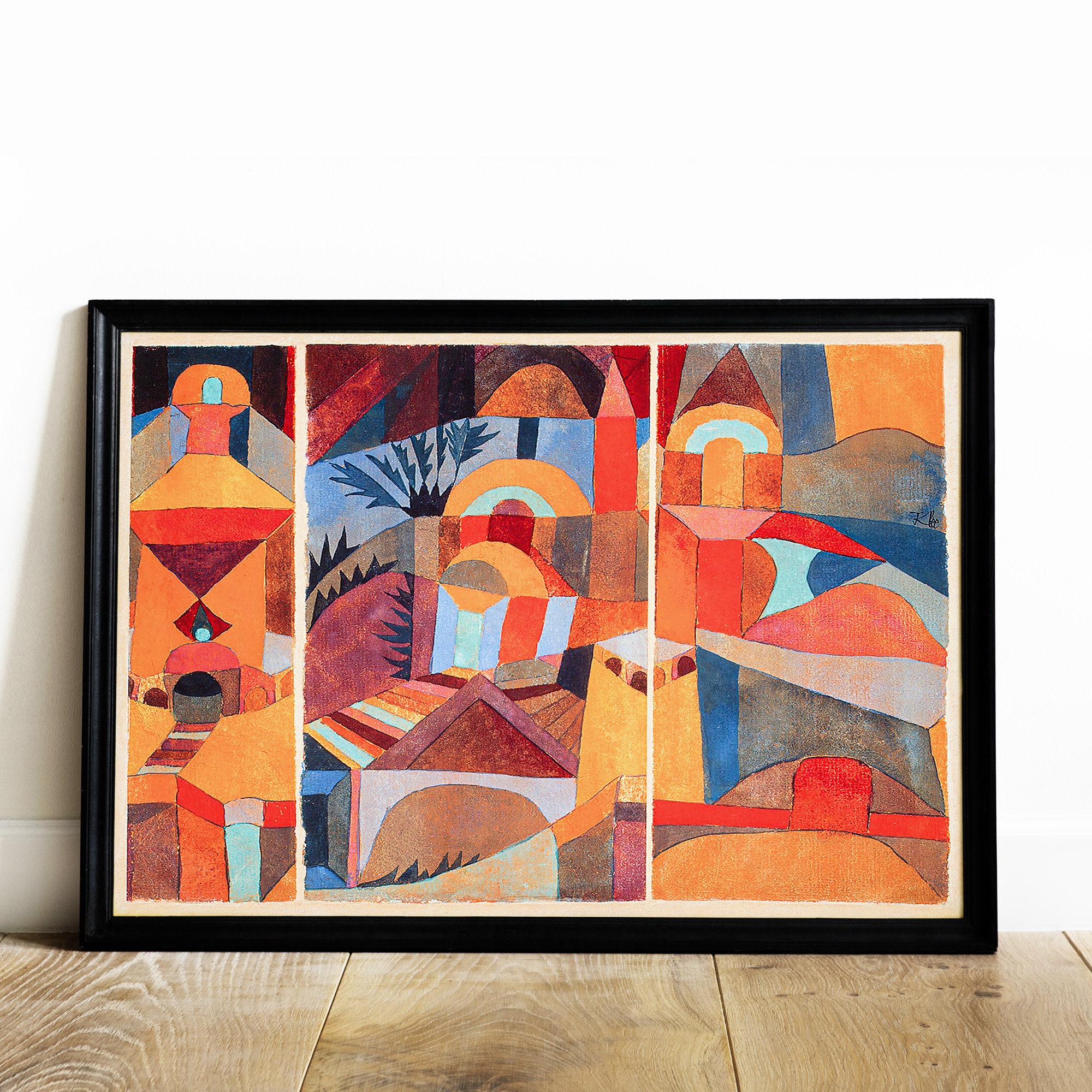 Images Of Print By Paul Klee Temple Garden