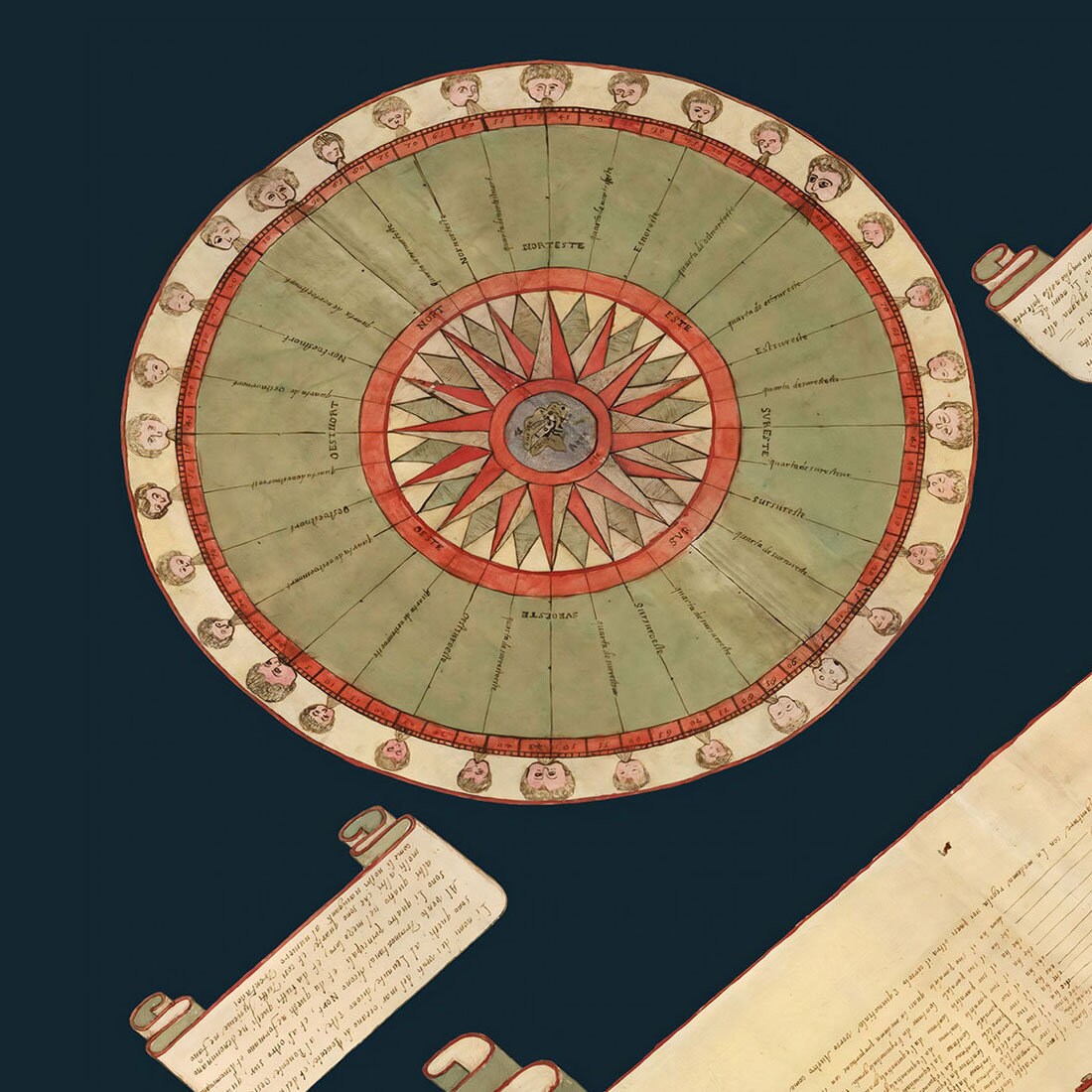 1587 Largest Early World Map 16th Century Antique Map of the - Etsy