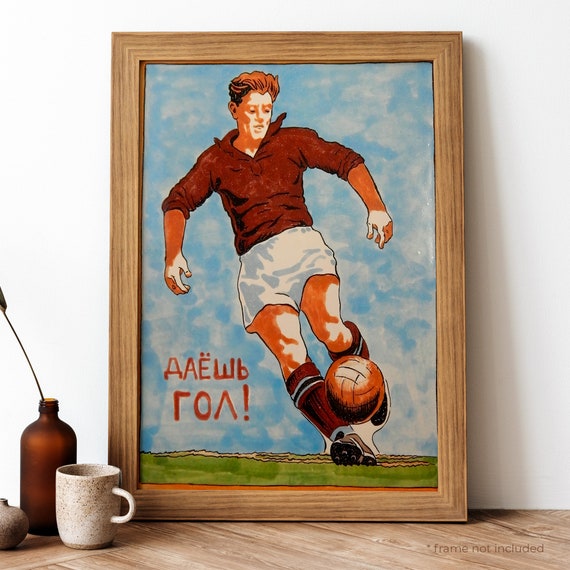 Vintage Football Poster