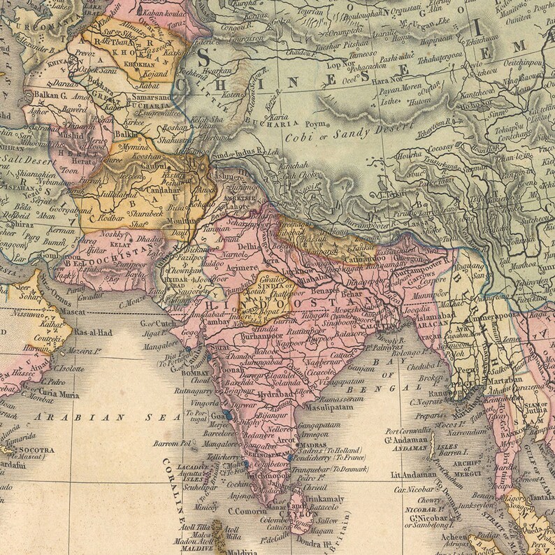 1831 A New and Authentic Map of the World 19th Century - Etsy