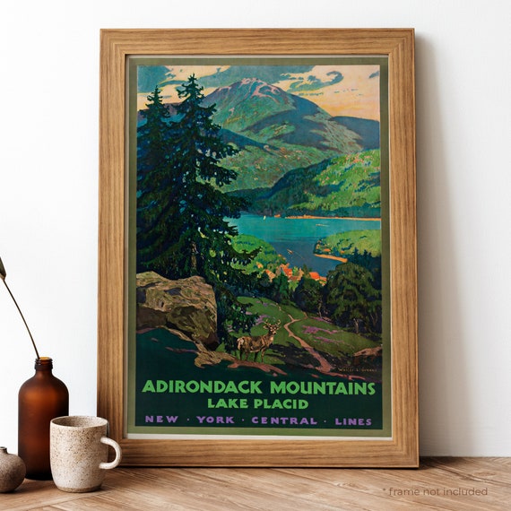 Adirondack Painting Vintage
