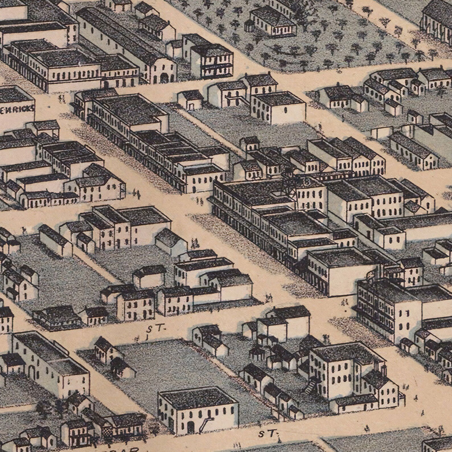 1873 Old Map Austin Antique Map of Austin Old Historical Map - Etsy