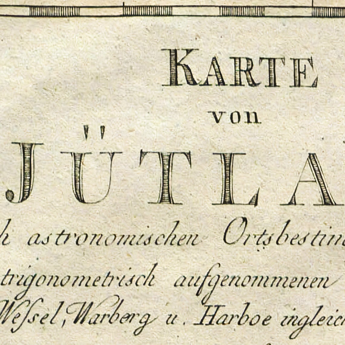1871 Jutland Denmark Map Antique Map of Denmark Old Map of - Etsy