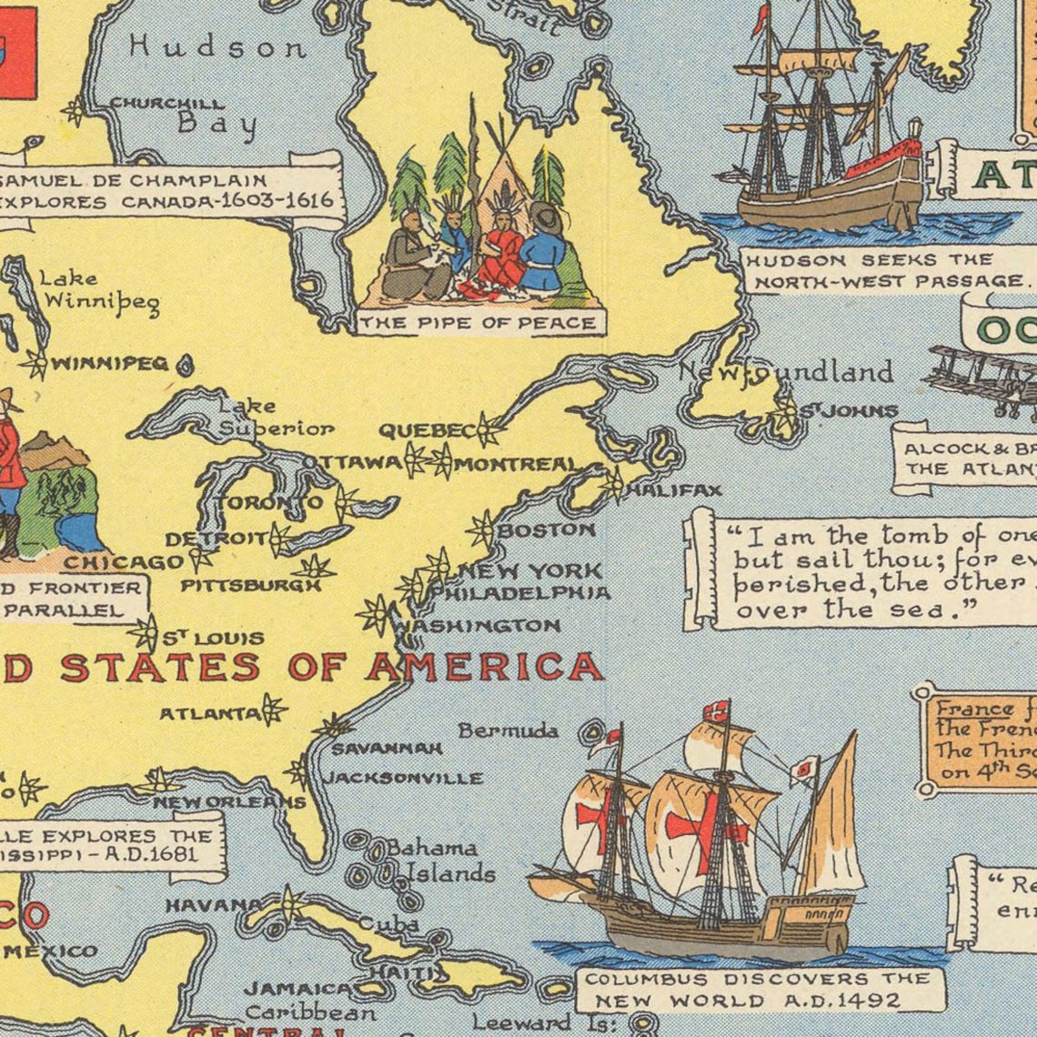 1948 United Nations Map of the World 20th Century Antique Map - Etsy