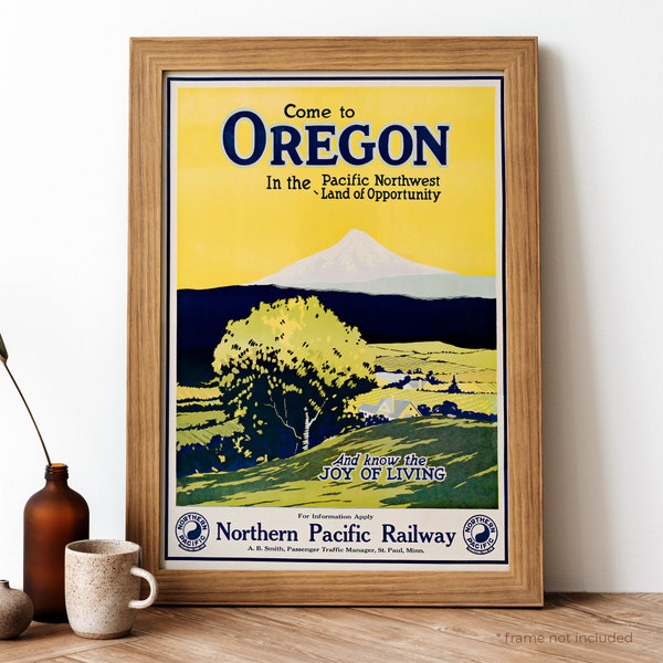 Oregon Print - Etsy