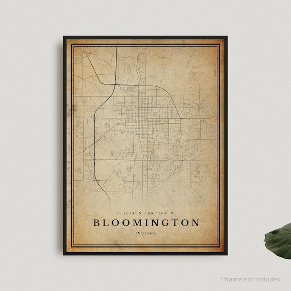 Bloomington Poster - Etsy