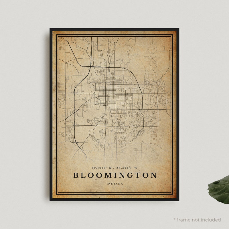 Bloomington Poster - Etsy