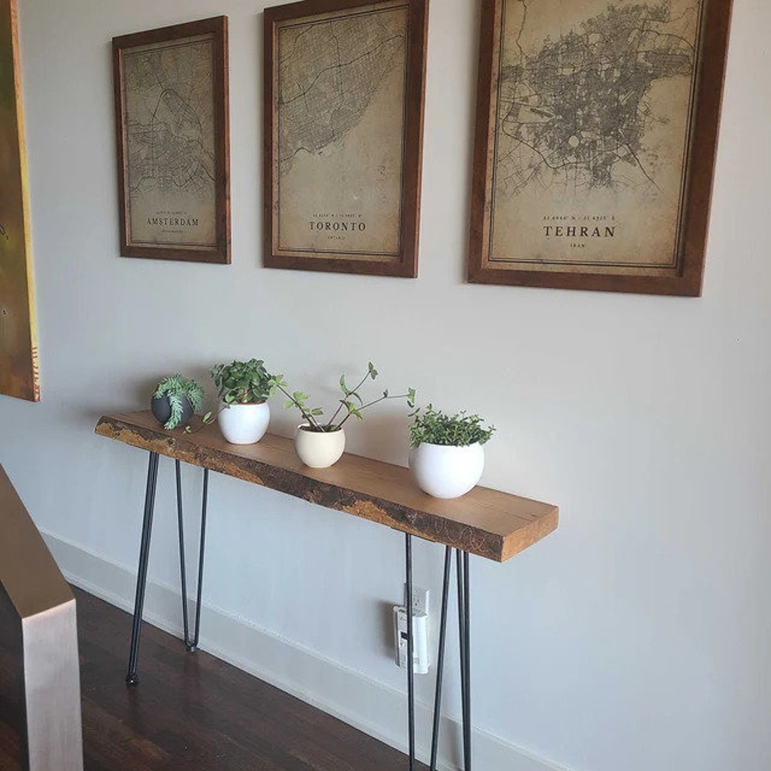 Set of 3 ANY CITY Vintage Map Posters Personalized Retro Map - Etsy