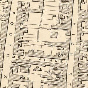 1851 Perth, Antique Map of Perth, Old Historical Map of Perth, Perth ...