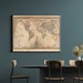 1831 A New and Authentic Map of the World 19th Century - Etsy