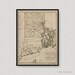 Rhode Island Historical Map of Rhode Island Antique Map of - Etsy