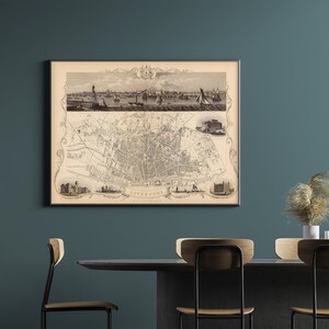 1851 Liverpool, Antique Map of Liverpool, Old Historical Map of ...