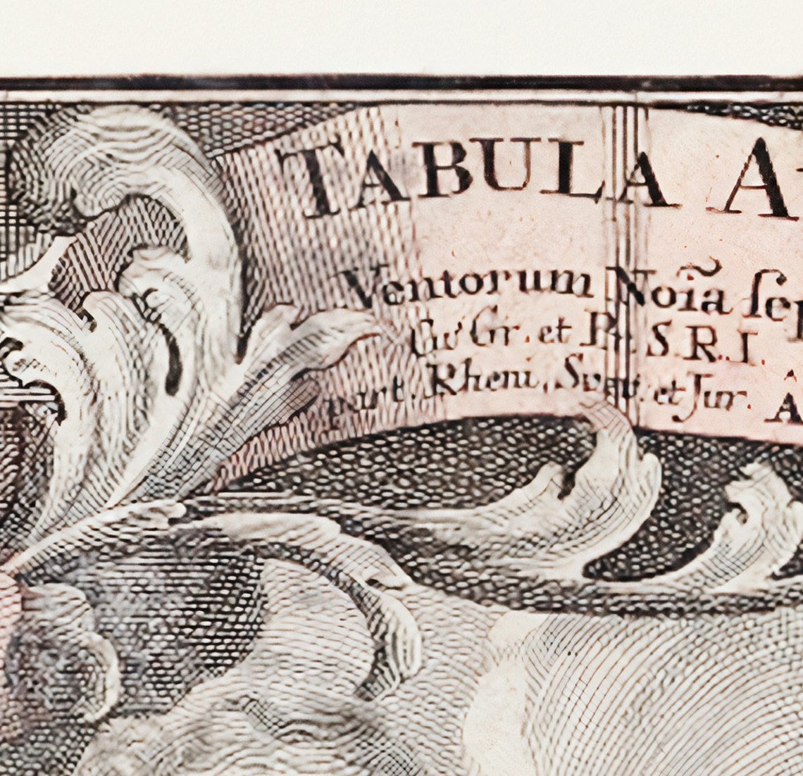 1740 A Map Of The Winds Map Wind Antique Map Wind Old Map | Etsy