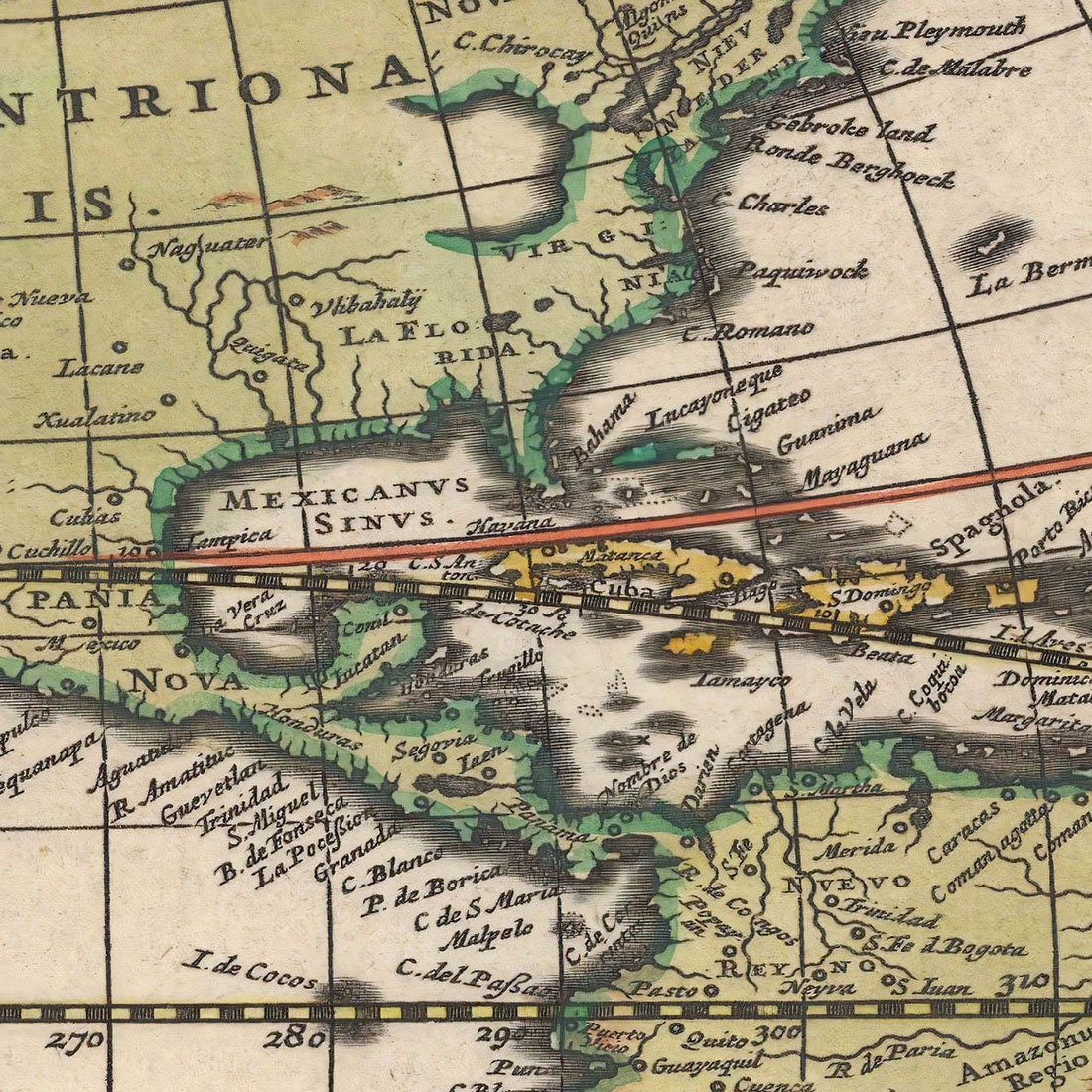 1690 World Map 17th Century Antique Map of the World Old Map - Etsy