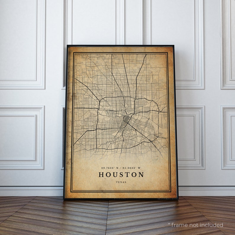 Set of 3 ANY CITY Vintage Map Posters Personalized Retro Map - Etsy
