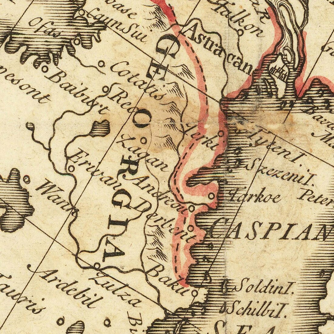 1730 Map of the Russian Empire Antique Map of Russian Empire - Etsy