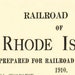 1910 Rhode Island Railroad Map, Historical Map of Rhode Island, Antique ...