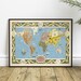 1956 World Map 20th Century Antique Map of the World Old Map - Etsy