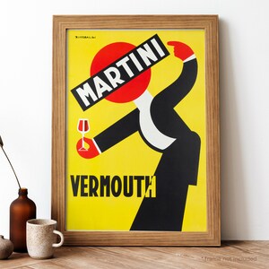 Set of 6 Vintage Alcohol Posters, Retro Liquor Ads, Beverage Antique ...