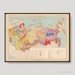 1937 Geological Map of USSR Antique Map of USSR Old Map of - Etsy
