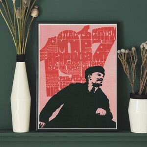 Lenin 1917 Vintage Poster Lenin 1917 Retro Print Lenin 1917 - Etsy