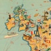 1933 World Map 20th Century Antique Map of the World Old Map - Etsy