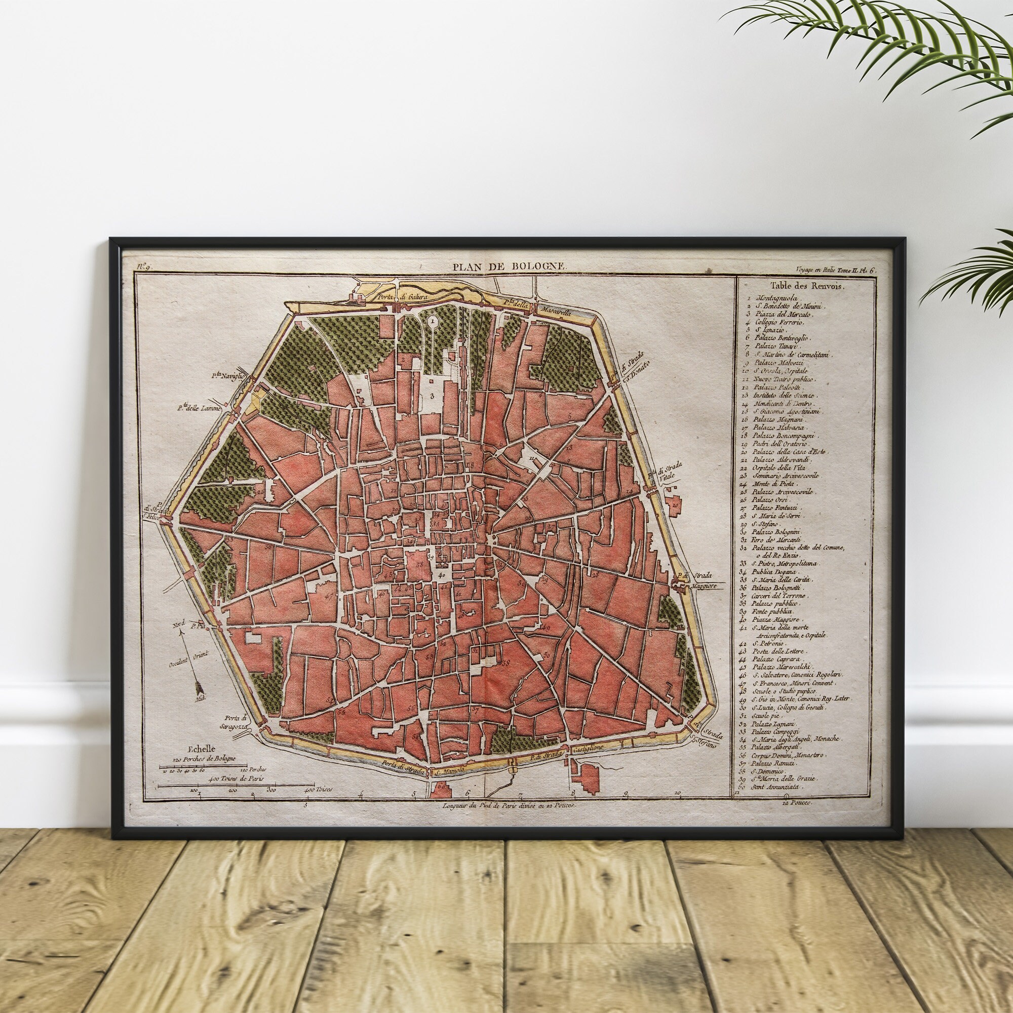 Mapa de Bolonia Mapa Antiguo de Bolonia Antiguo Mapa - Etsy México