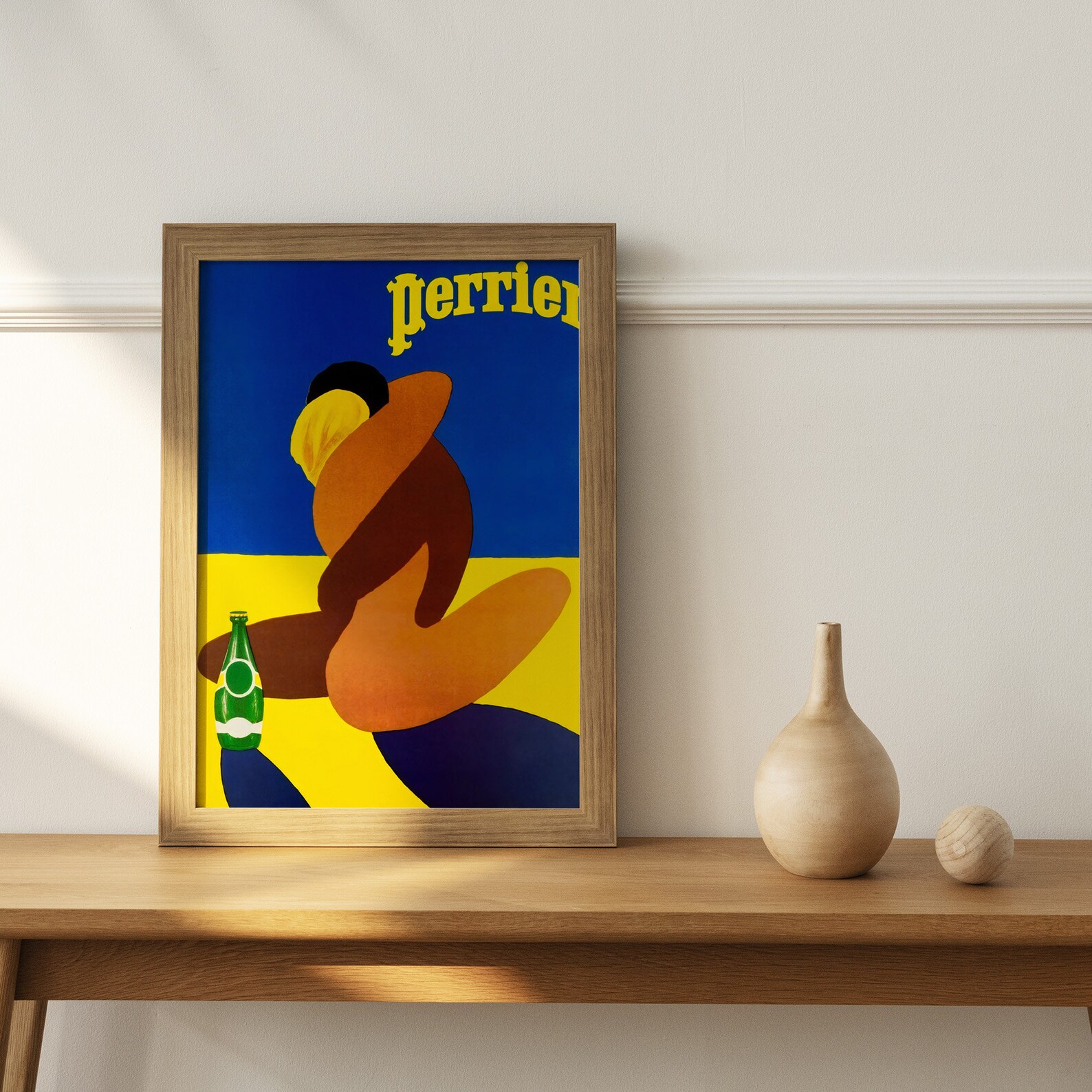 Perrier Vintage Poster French Beverage Retro Print French - Etsy