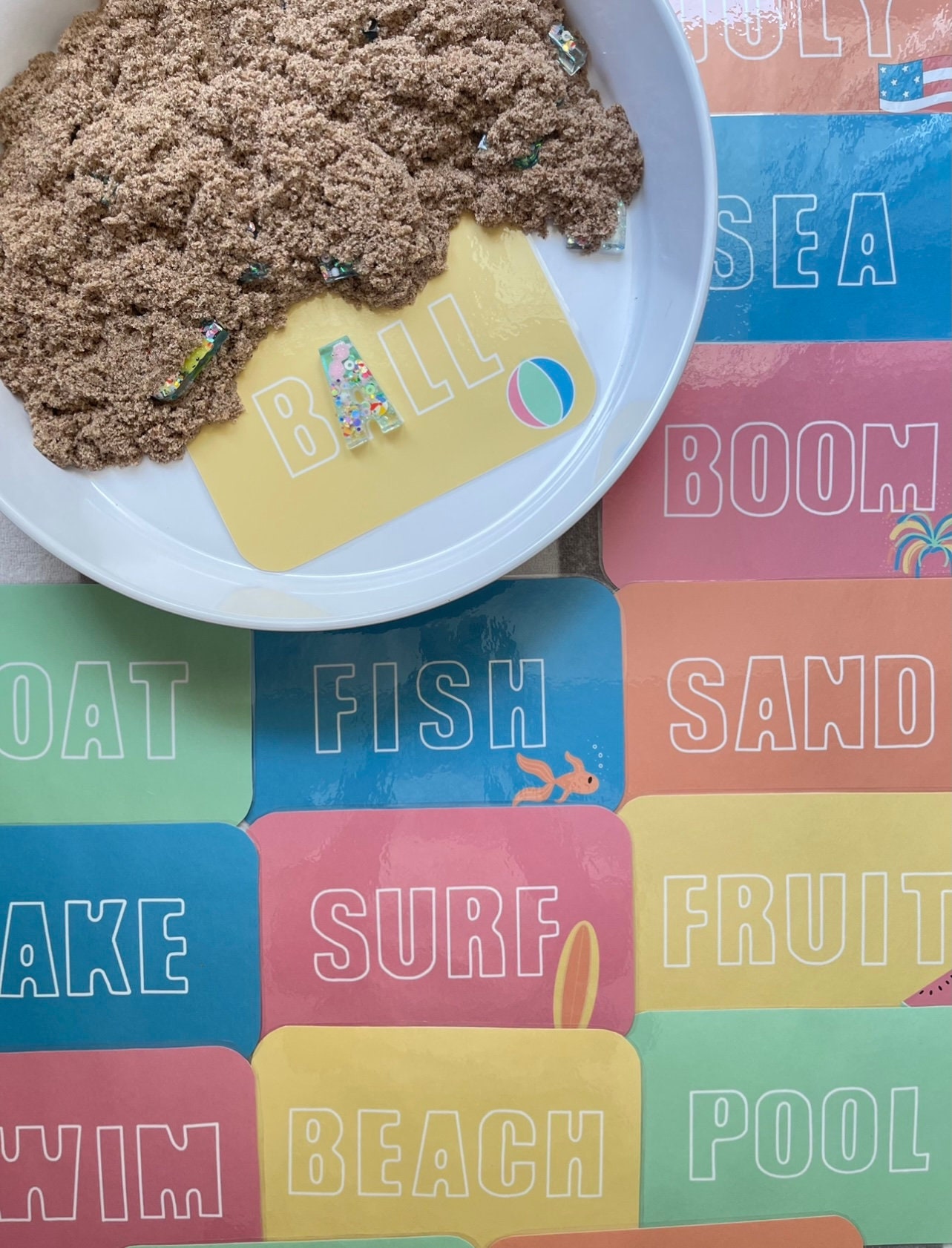 Summer Word Cards - Etsy