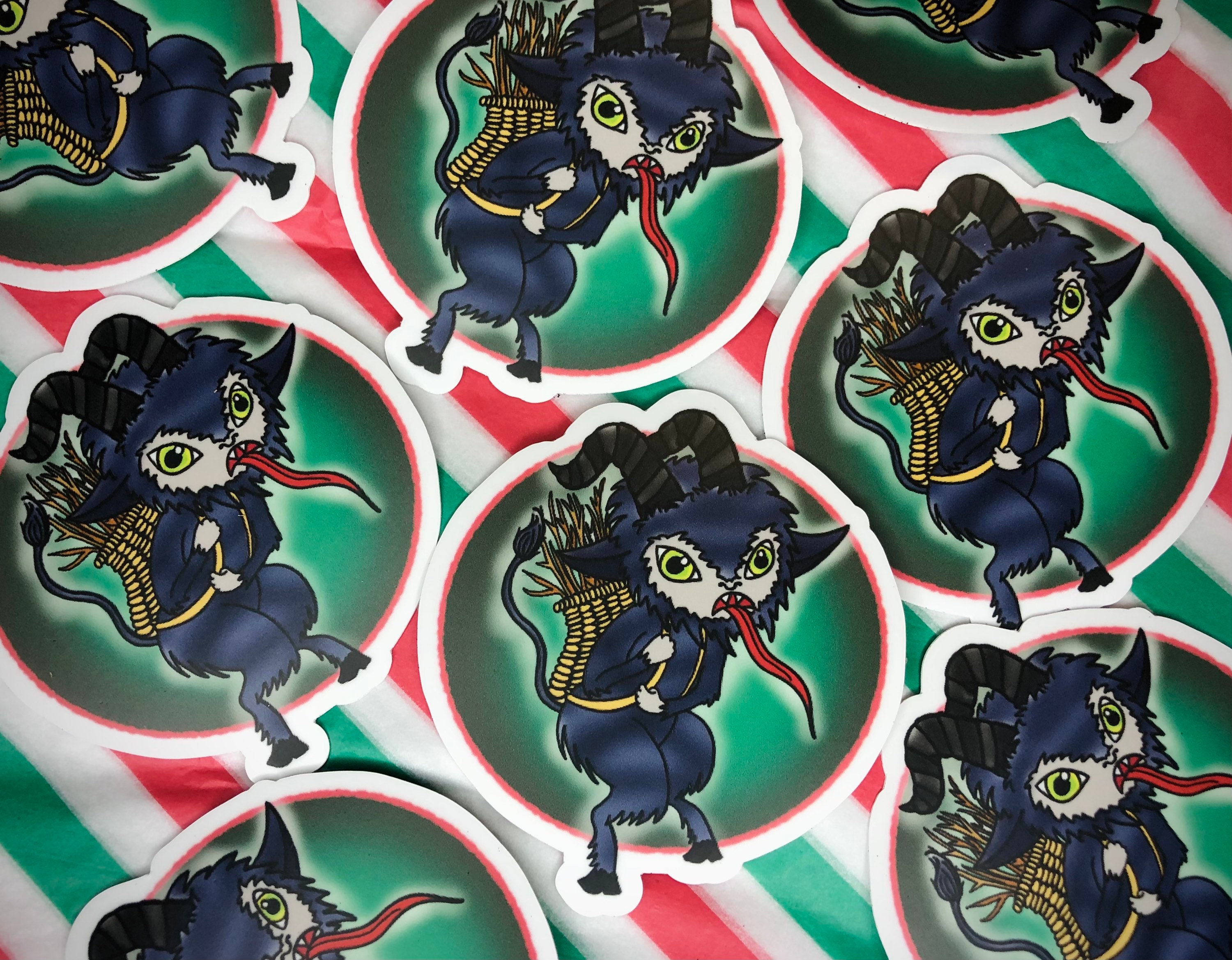 Krampus Sticker - Etsy