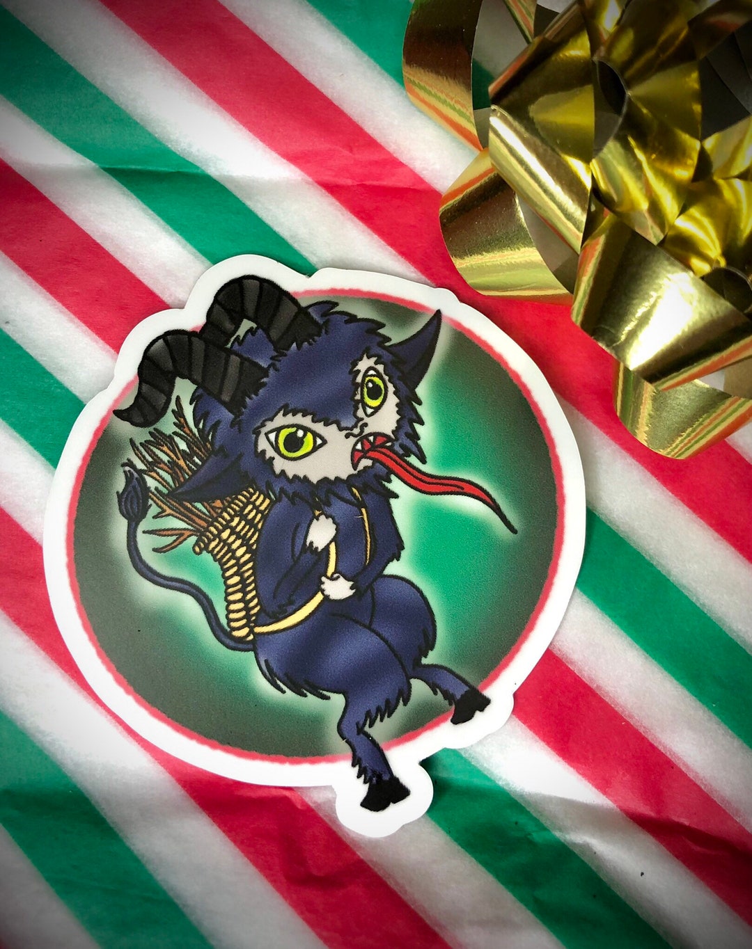 Krampus Sticker - Etsy