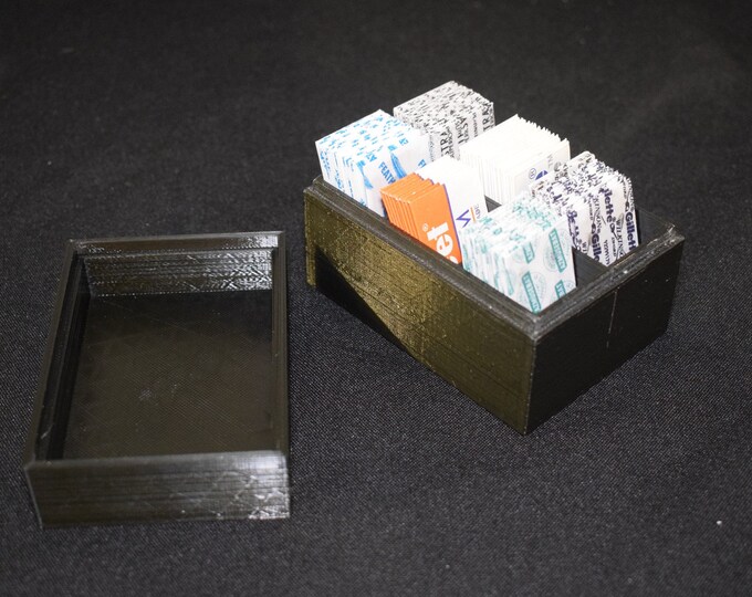 6 Compartment Double Edged Razor Blade Storage Box - Etsy