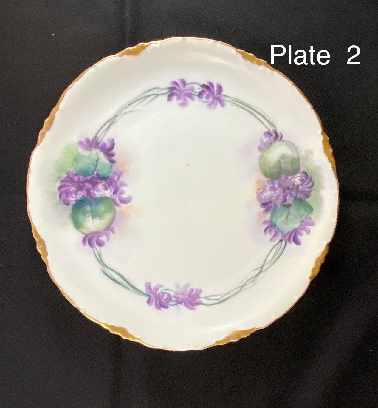 RARE Rosenthal Versailles Bavaria Chrysanthemum Dessert Plates - Set of ...