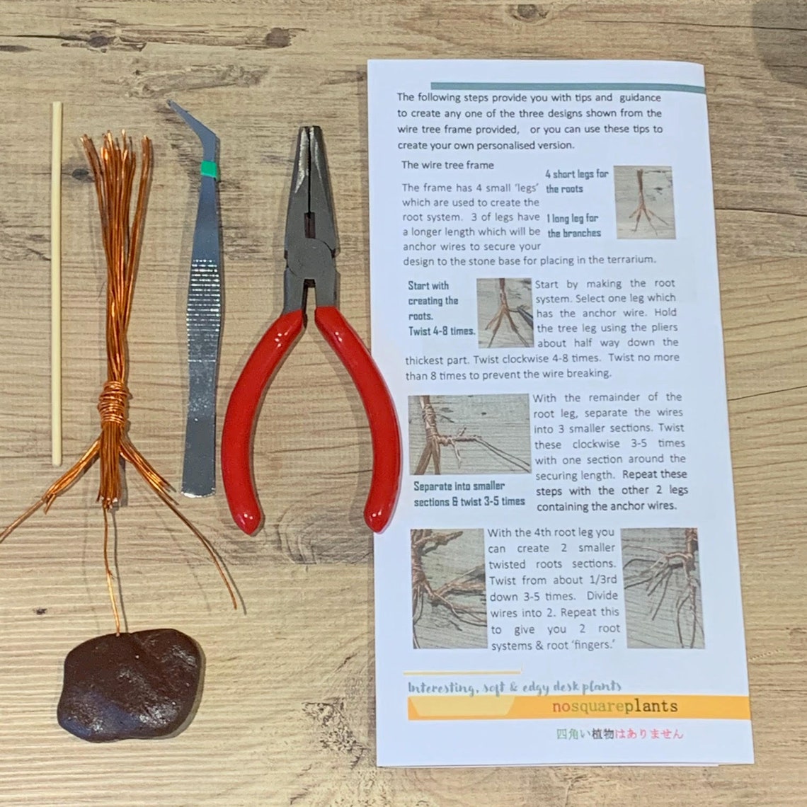 Wire Tree Kit Everything You Need to Create Your Miniature - Etsy UK