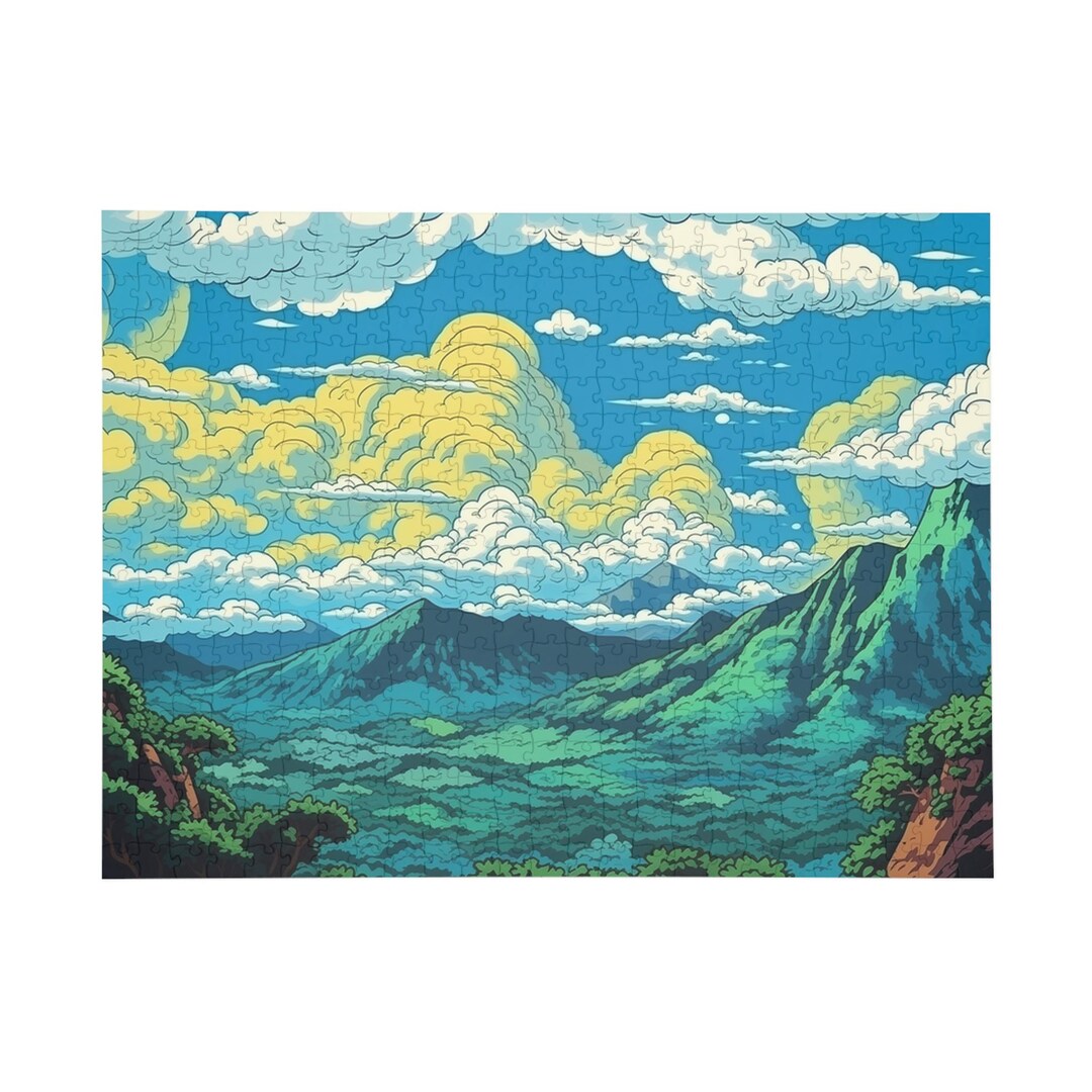 Puzzle, Tropical Landscape Jigsaw Puzzle, Tranquil Adventure Puzzle ...