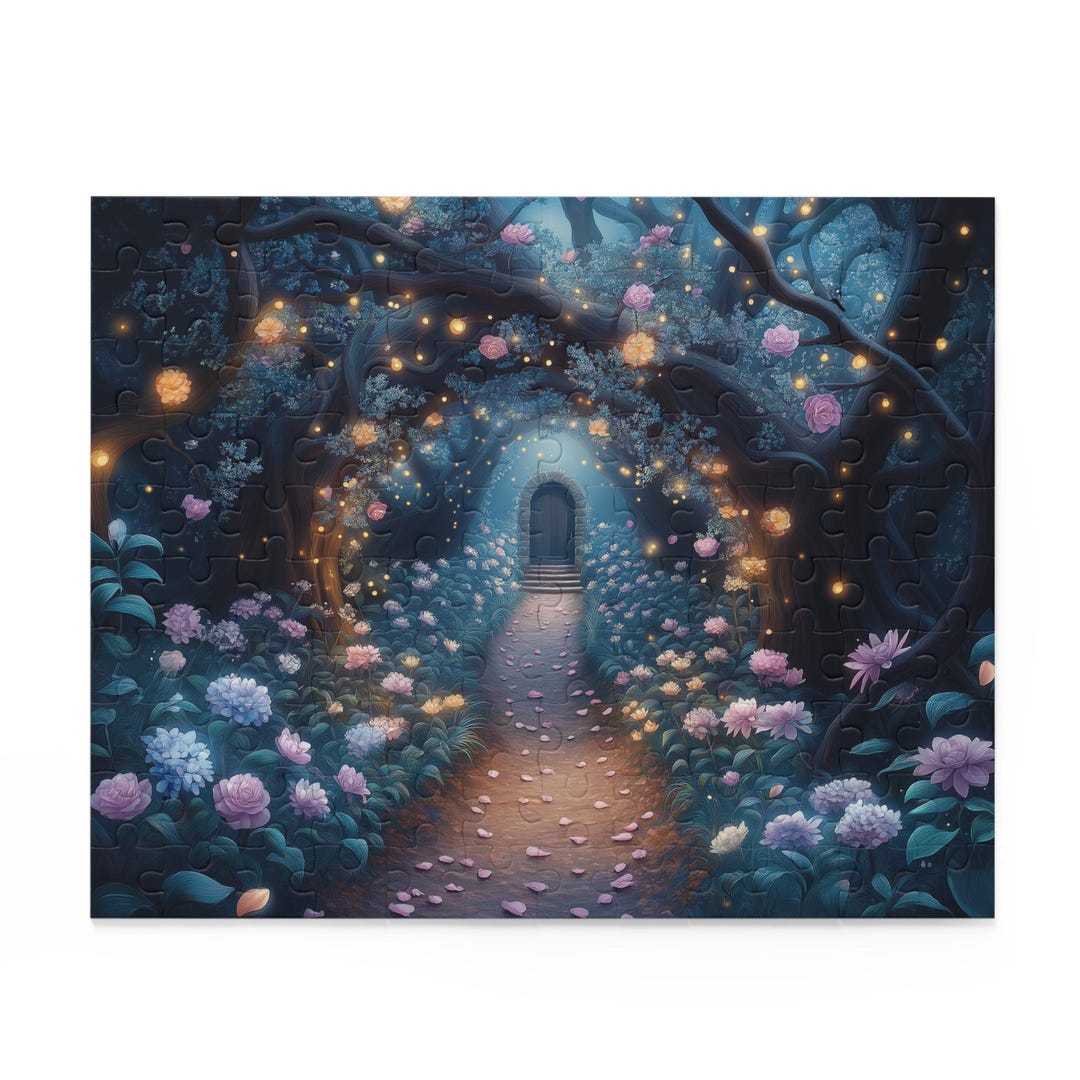 Puzzle - Enchanted Woodland Pathway, Fairy Tale Jigsaw Puzzle, Mystical ...