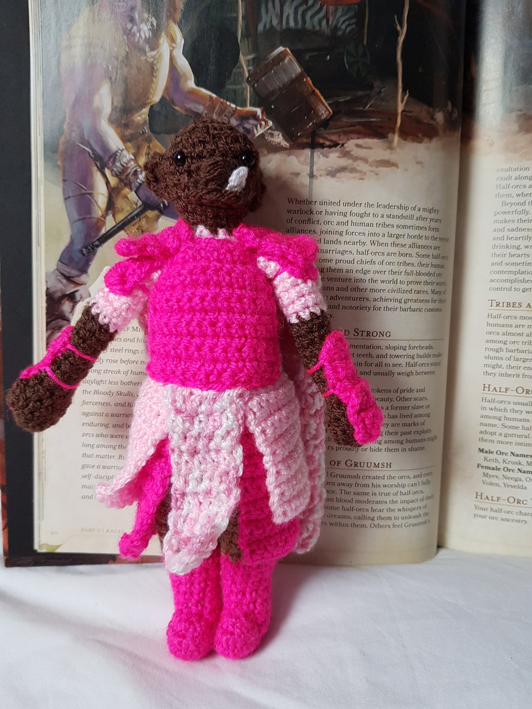 Custom RPG Crochet Orc and Half Orc - Etsy