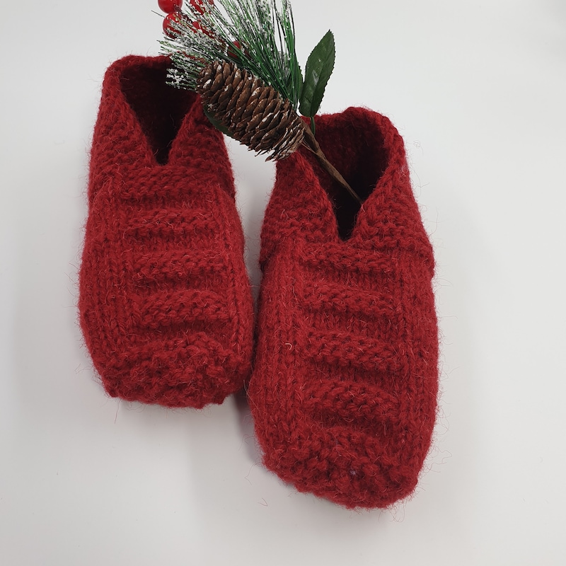 Mens Knit Slippers - Etsy