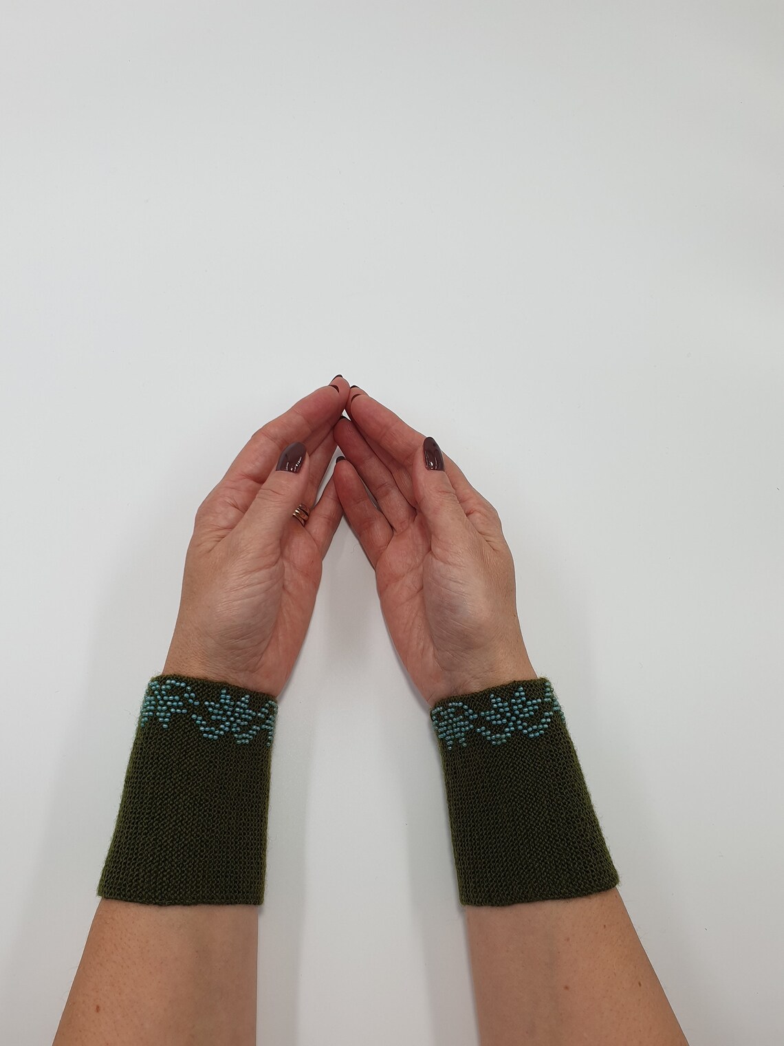 Hand Knitted / Hand Knitted Wristbands / Wrist Protection / - Etsy UK