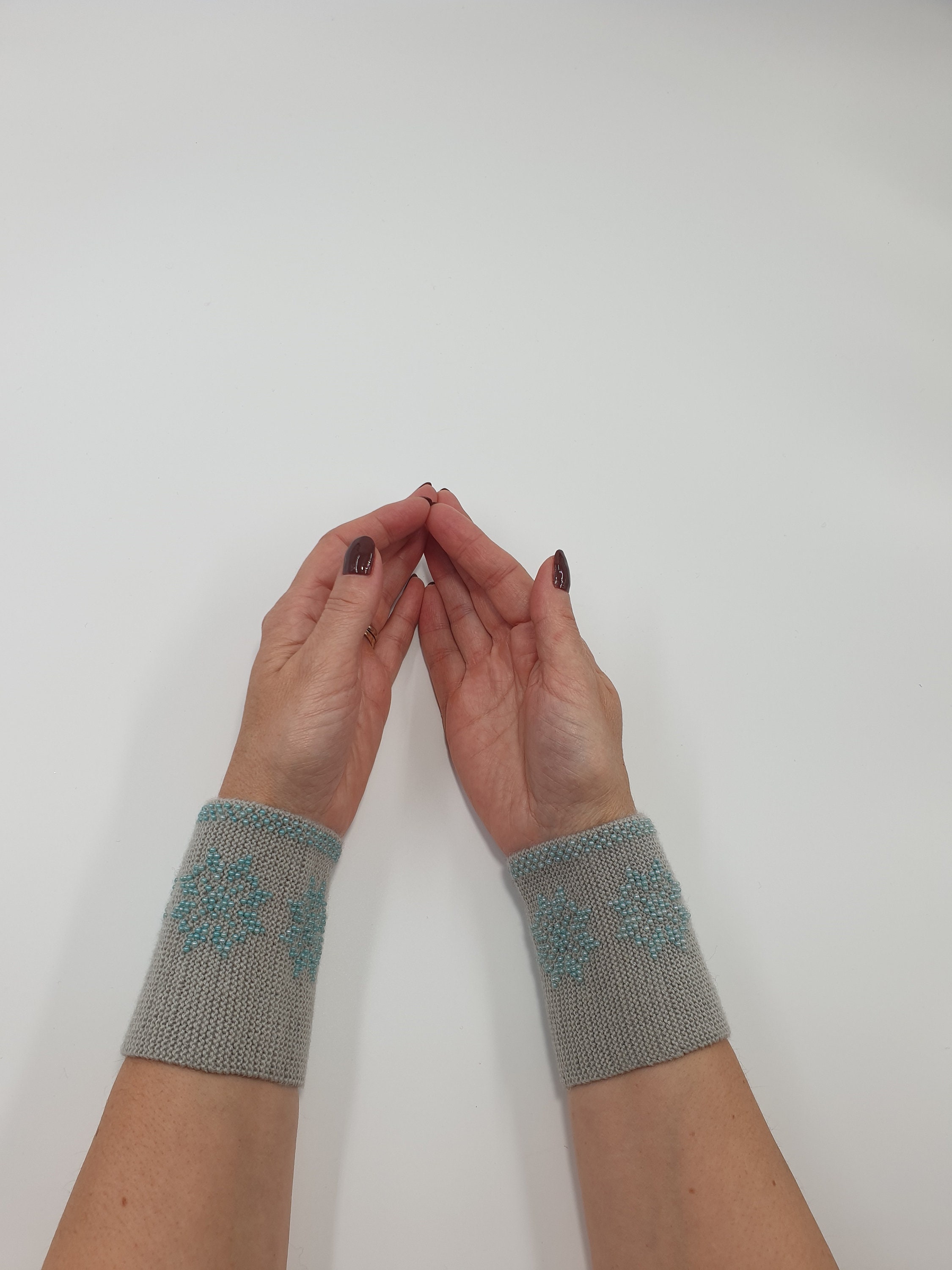 Hand Knitted / Hand Knitted Wristbands / Wrist Protection / Wrist ...